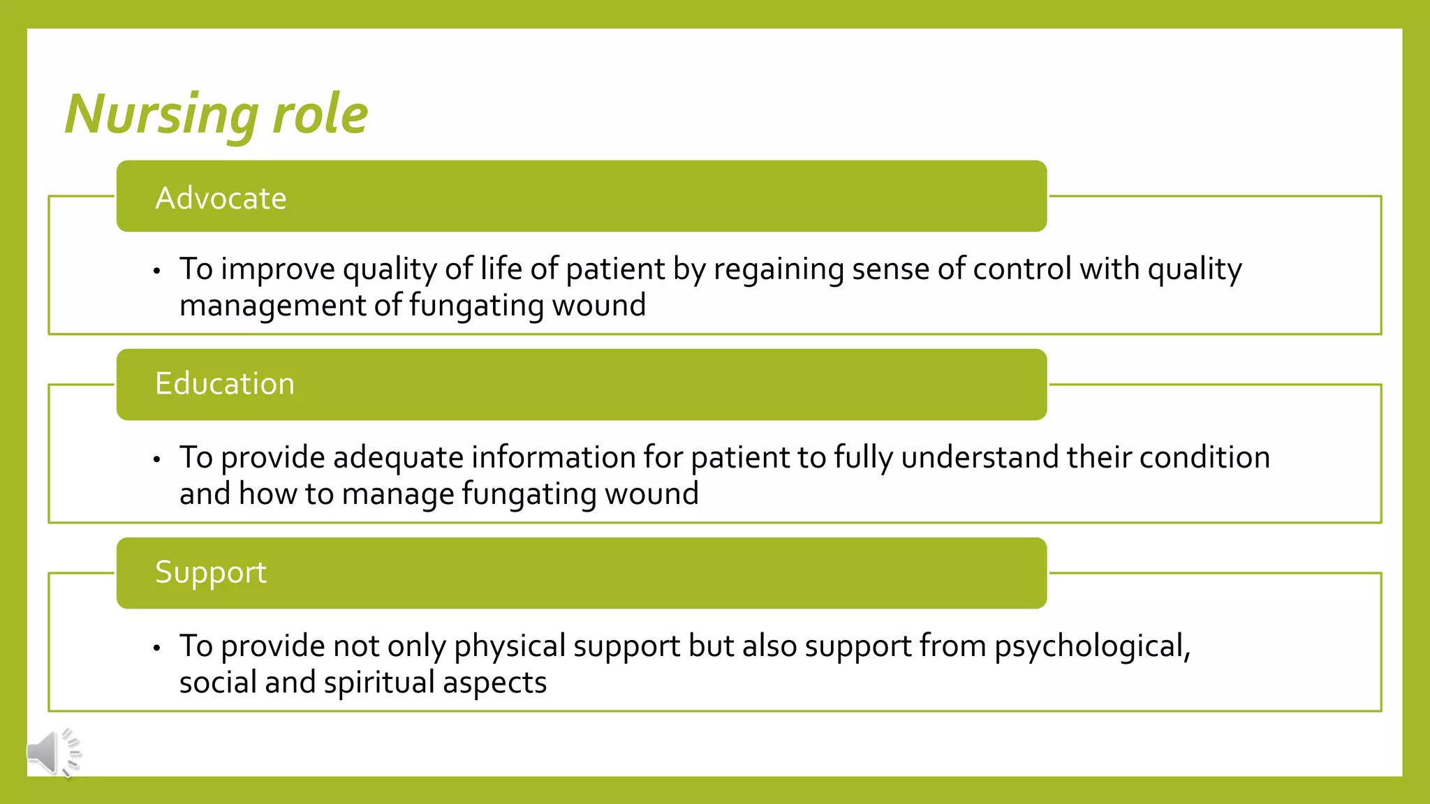 Malignant fungating wound education ppt | PPTX