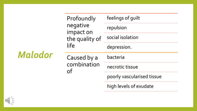 Malignant fungating wound education ppt | PPTX