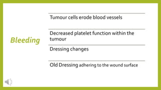 Malignant fungating wound education ppt | PPTX