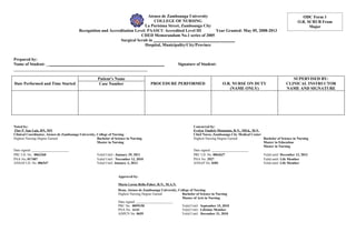 PRC FORMS ADZU | DOC | Professional School | Postgraduate Education