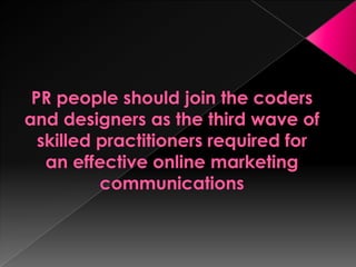 PR Chapter 9 Presentation | PPTX