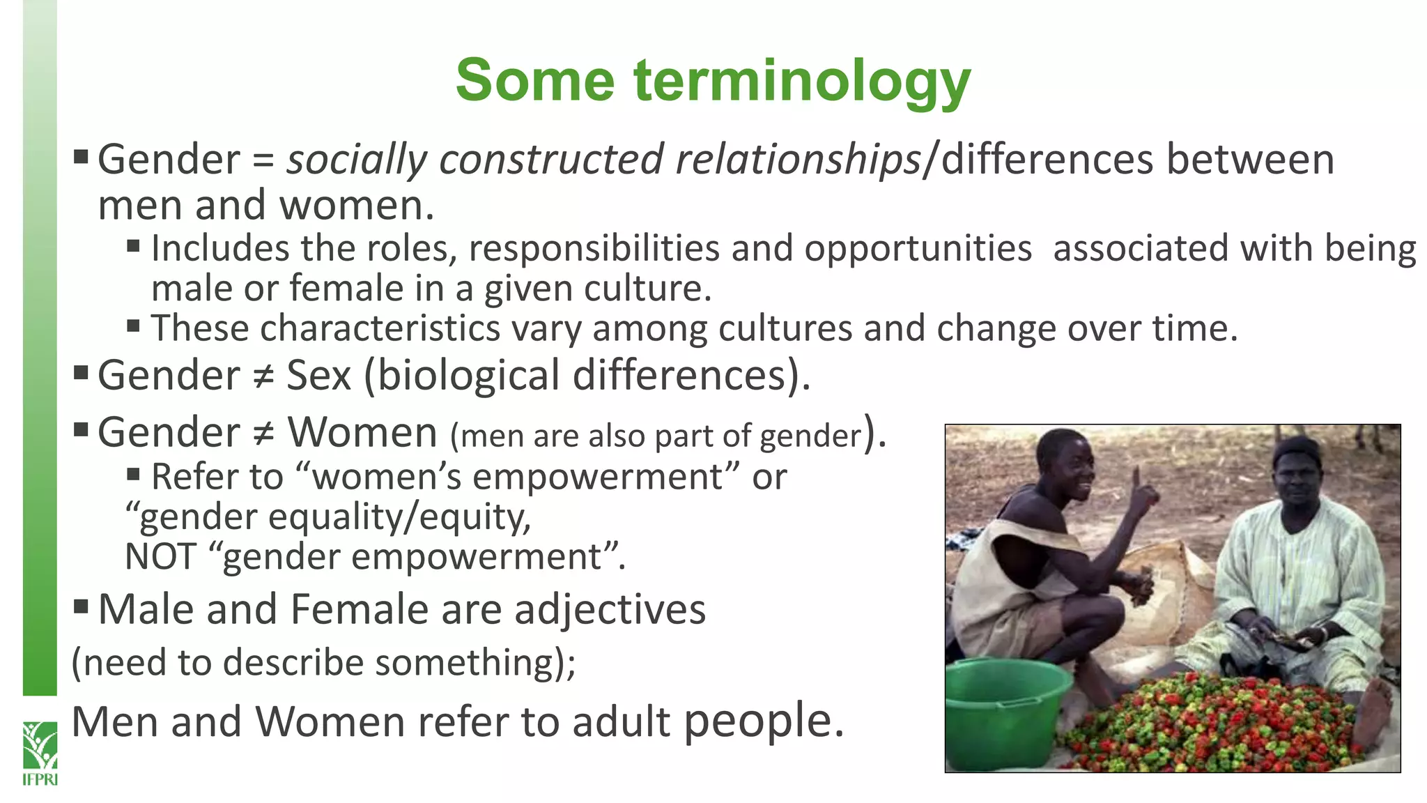 Unpacking the “Gender Box”: Identifying the Gender Dimensions of Your ...