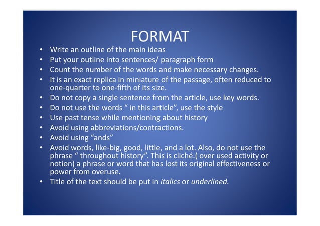 Précis Writing | PPT