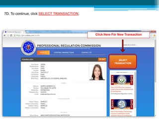 Prc Step by step exam application - updated | PDF