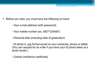 Prc Step by step exam application - updated | PDF