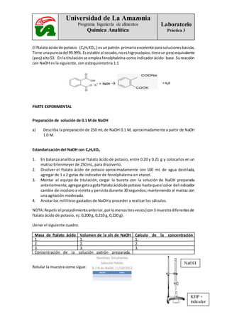 Pr+íctica . preparaci+ôn y valoraci+ôn de base con ftalato +ícido de ...