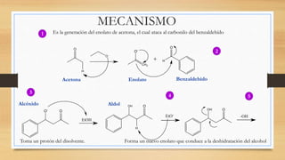 Práctica 2 sintesis de dibenzalacetona | PPTX