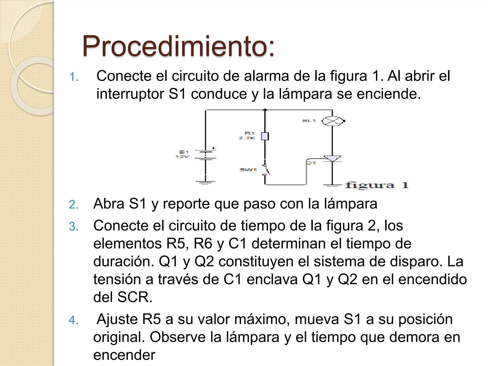 Práctica #14: Describir el funcionamiento del SCR. | PPTX