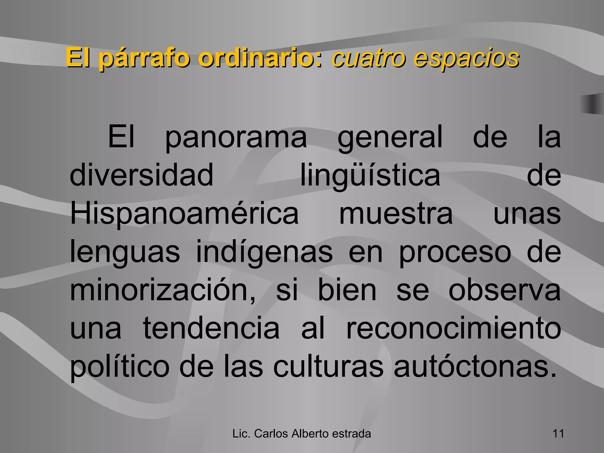 Tipología del párrafo: tipos de párrafos por su estilo – formato | PPT