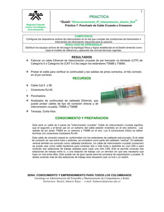Práctica7 cable cruzado 1 | PDF