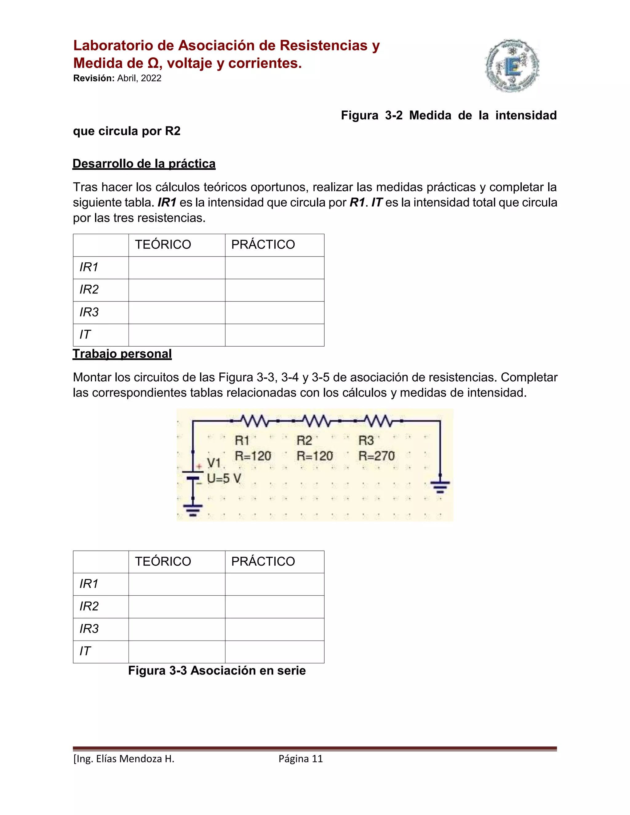 Práctica de circuitos en serie, paralelo y mixto, voltaje y corriente.docx