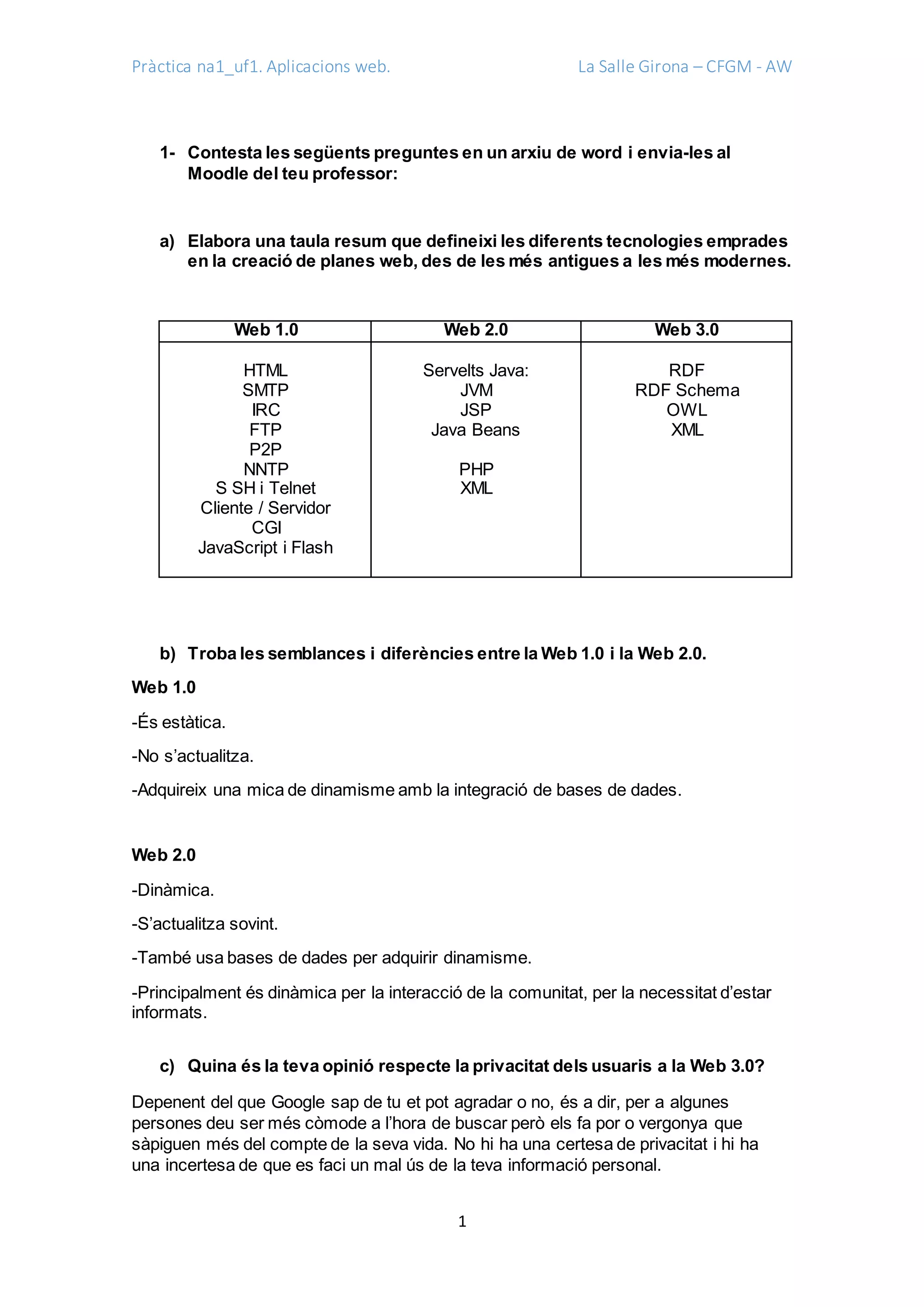 Pràctica na1 uf uf1 aplicacions web | DOCX