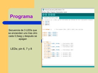 Prácticas arduino | PPT