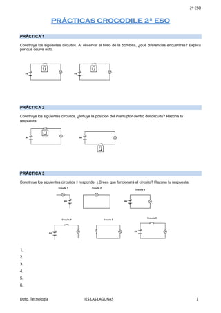 Prácticas crocodile 2º eso | PDF