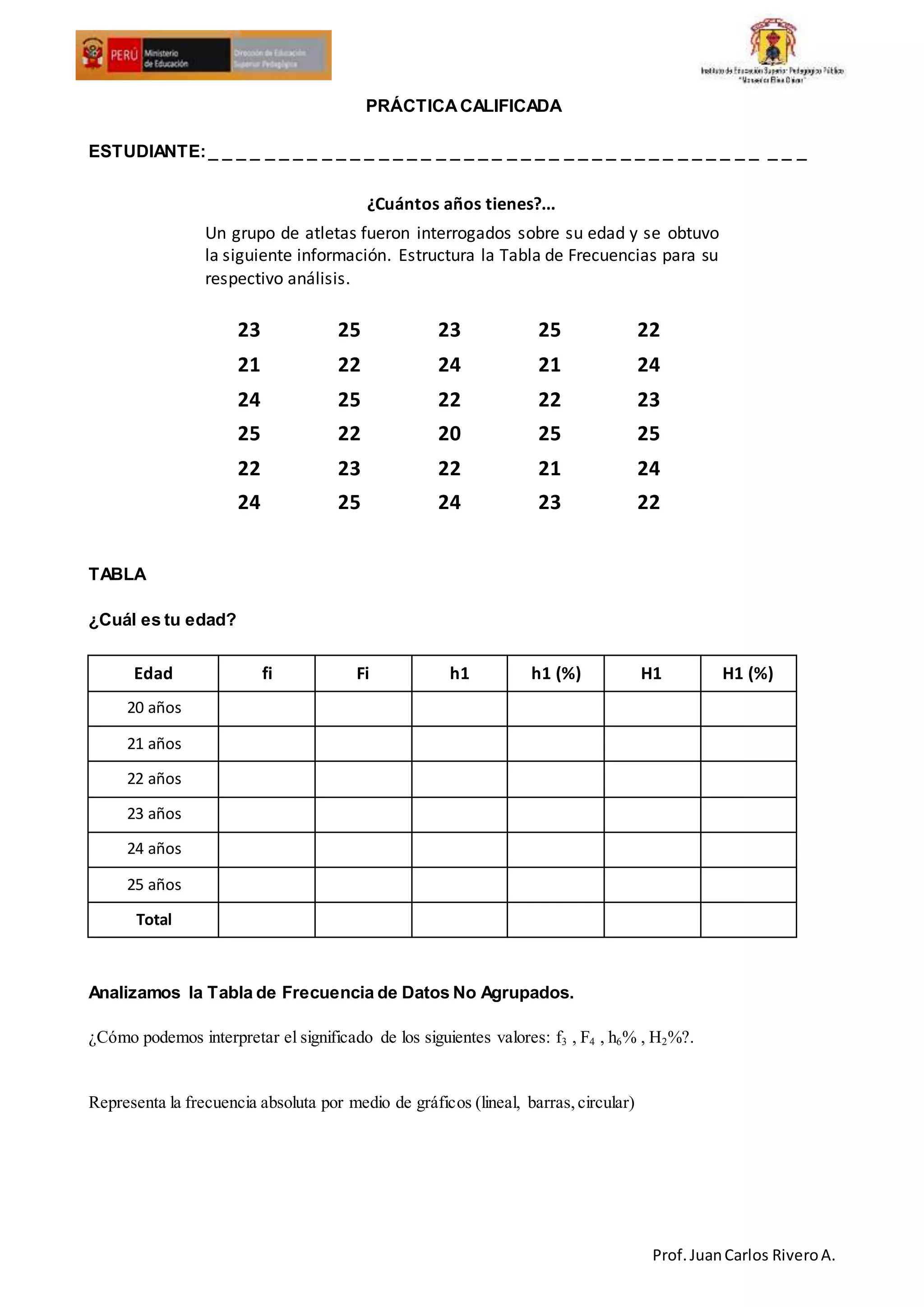 Hoja De Trabajo Con Respuestas De La Tabla De Frecuencias Bidireccional