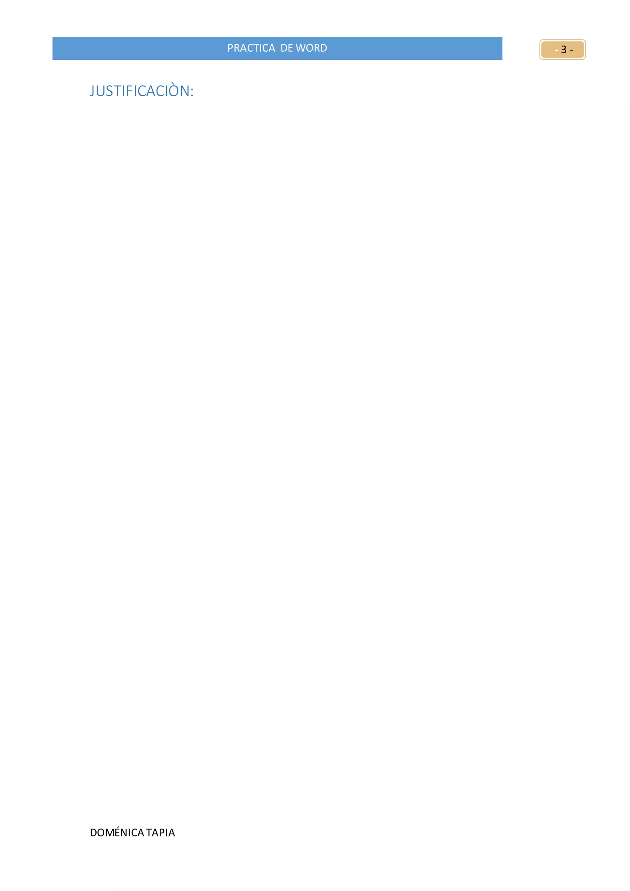 Práctica word secciones, encabezados, estilos | DOCX