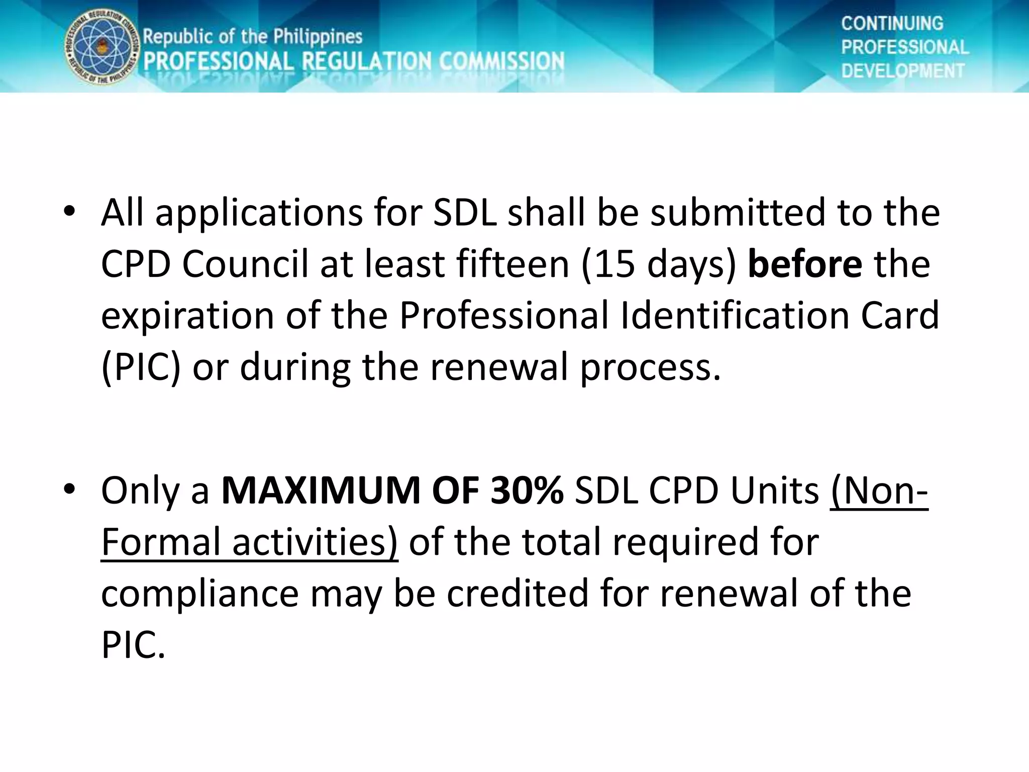 PRC Updates on CPD.pptx | Education