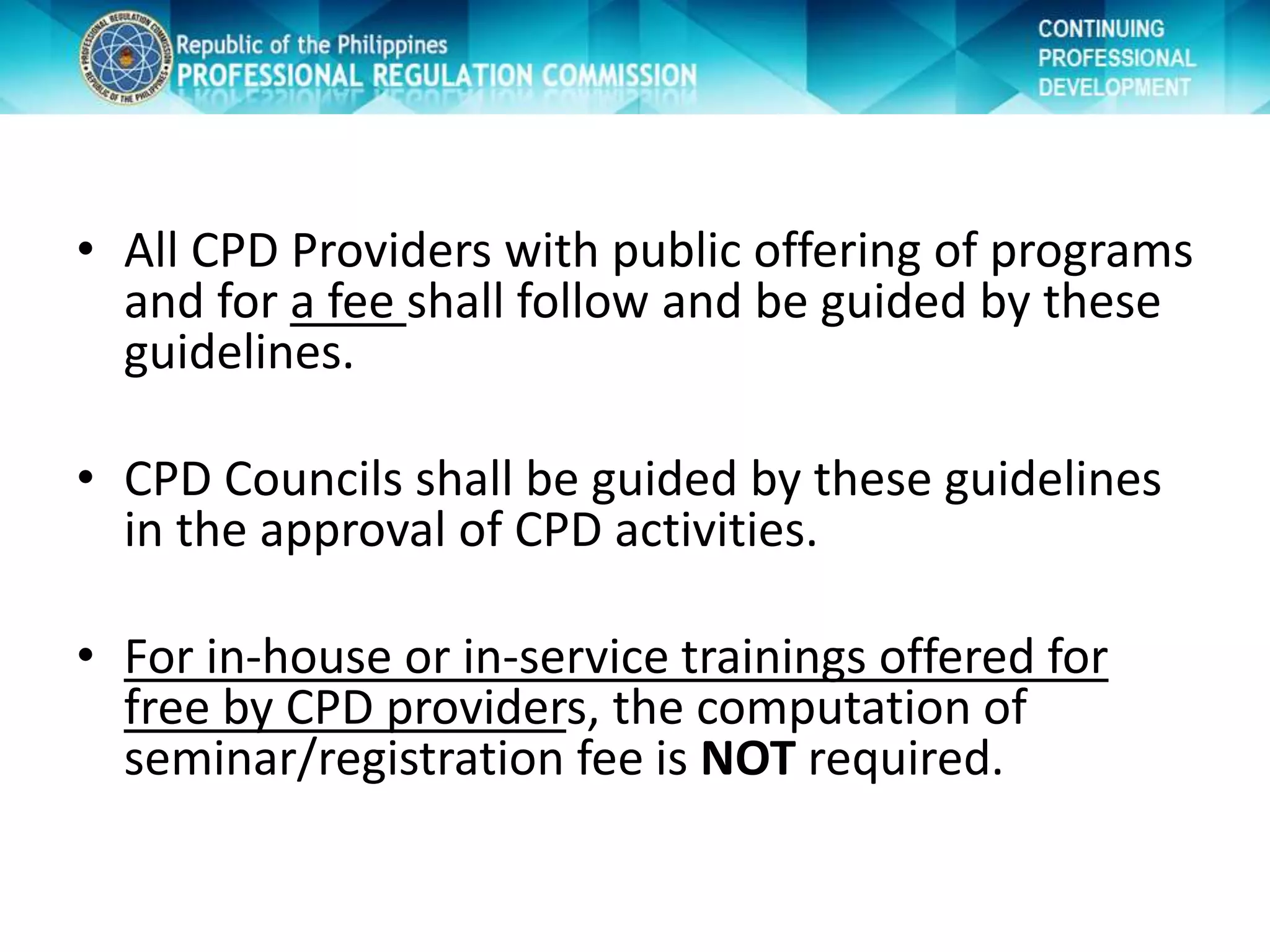 PRC Updates on CPD.pptx | Education