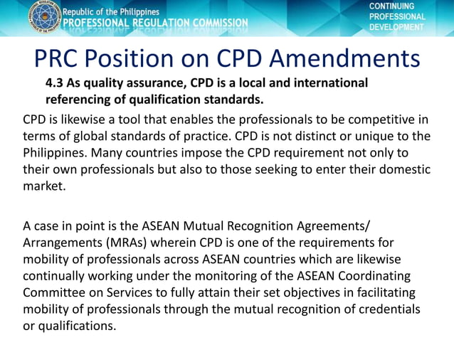 PRC Updates on CPD.pptx | Education