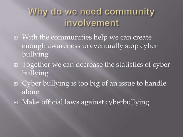Pr cyberbullying campaign powerpoint | PPTX