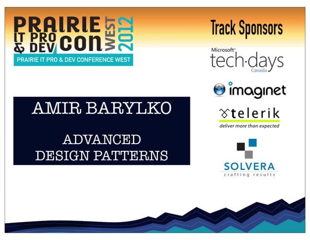 PRDCW-advanced-design-patterns | PDF