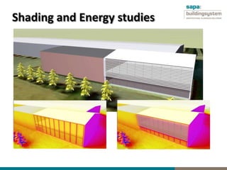 Elegance SC aluminium sun control system by Sapa Building System | PPT
