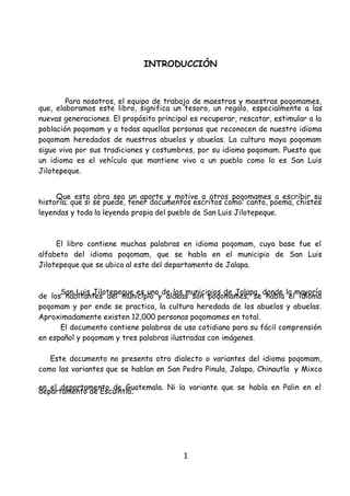 Poqomam 5o Primaria | PDF