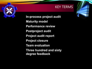 Project closure and audit | PPTX