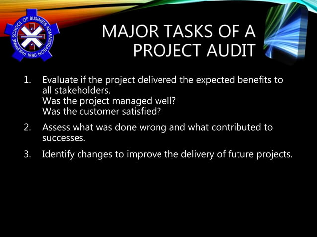 Project closure and audit | PPTX | Business Administration | Business