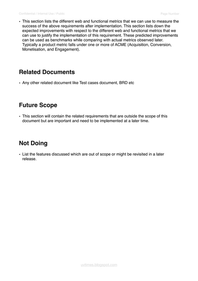 PRD Template for Product Managers | PDF | Business | Business and Finance