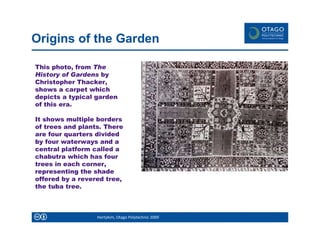 1 Pre 17th Century Influences On Landscape Design | PPT