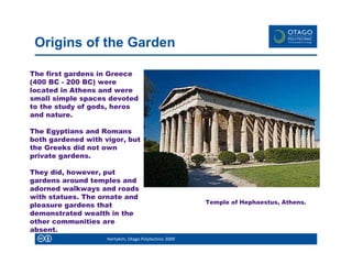 1 Pre 17th Century Influences On Landscape Design | PPT