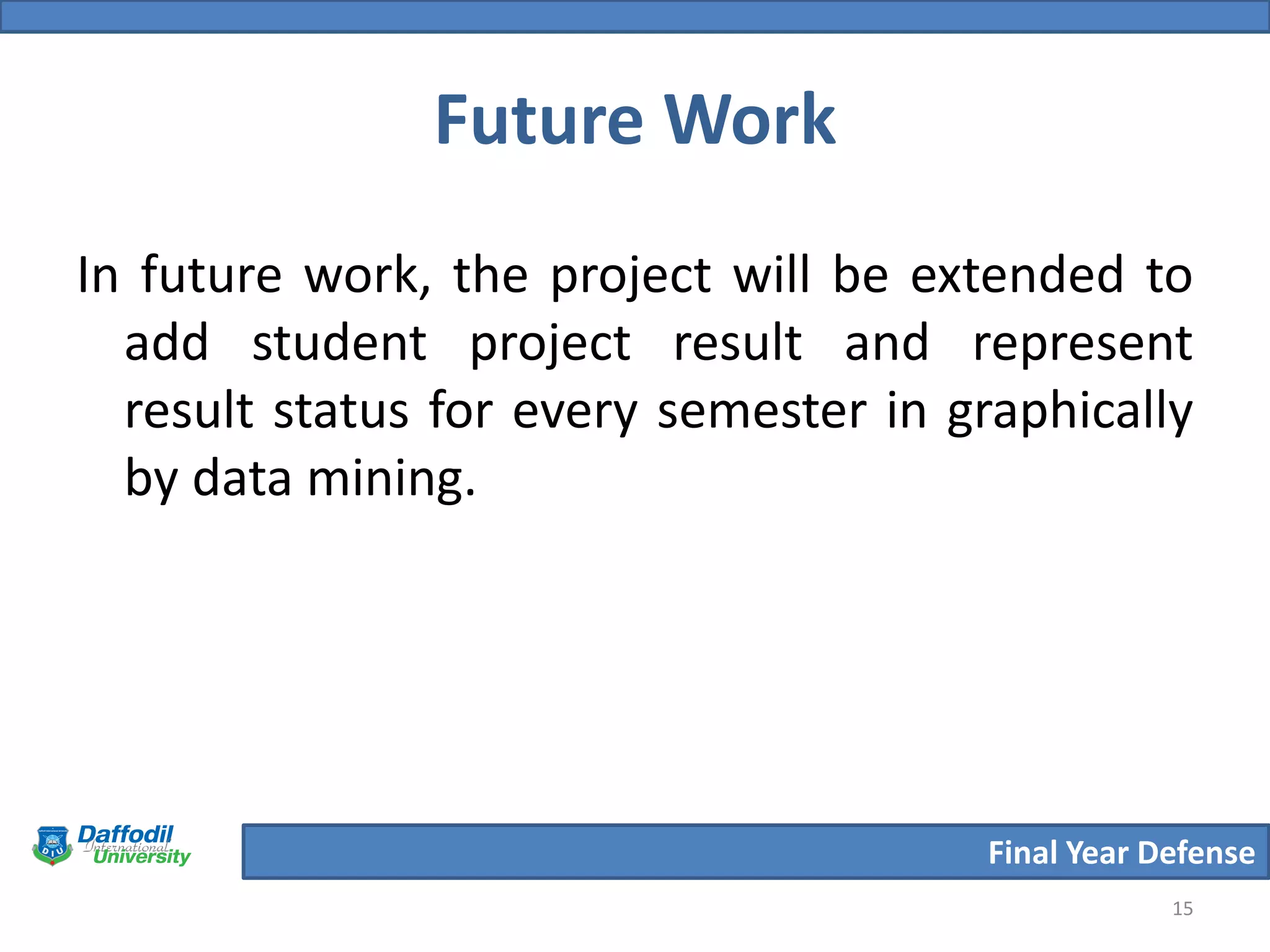 STUDENT PROJECT ALLOCATION AND MANAGEMENT SYSTEM | PPT