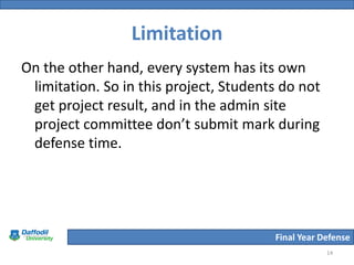 STUDENT PROJECT ALLOCATION AND MANAGEMENT SYSTEM | PPT