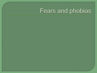 Pre advanced 1- unit 6 - fears and phobias | PPT