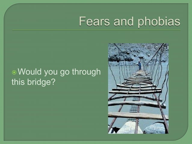 Pre advanced 1- unit 6 - fears and phobias | PPT
