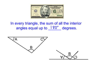 Pre-Alg 7.6 Triangles | PPT