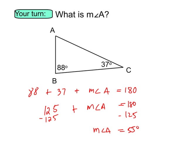 Pre-Alg 7.6 Triangles | PPT