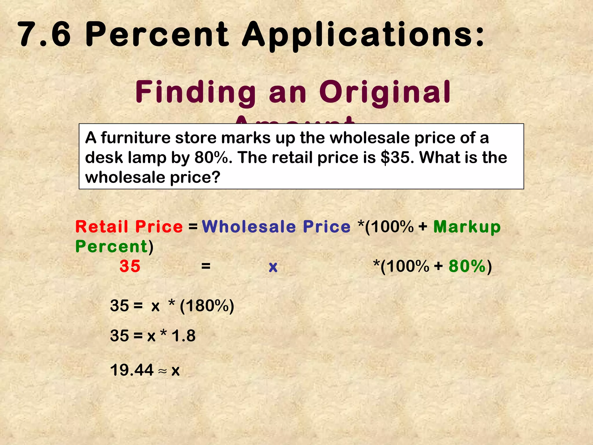 Pre algebra 4-7 ppt | PPT