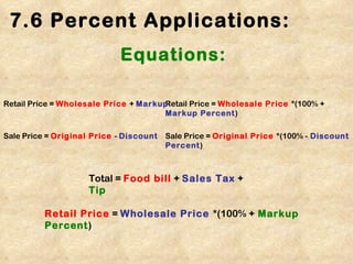 Pre algebra 4-7 ppt | PPT