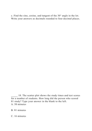 Pre-Algebra Final ExamScore ______ ______ Name _________.docx