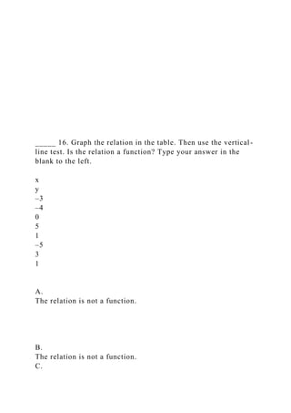 Pre-Algebra Final ExamScore ______ ______ Name _________.docx