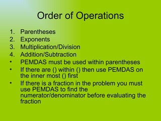 Pre algebra help | PPT