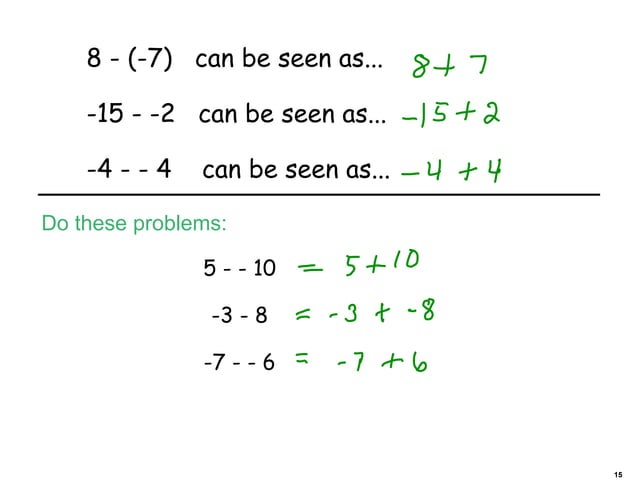 Pre-Algebra Unit 2.3 Adding Integers | PDF
