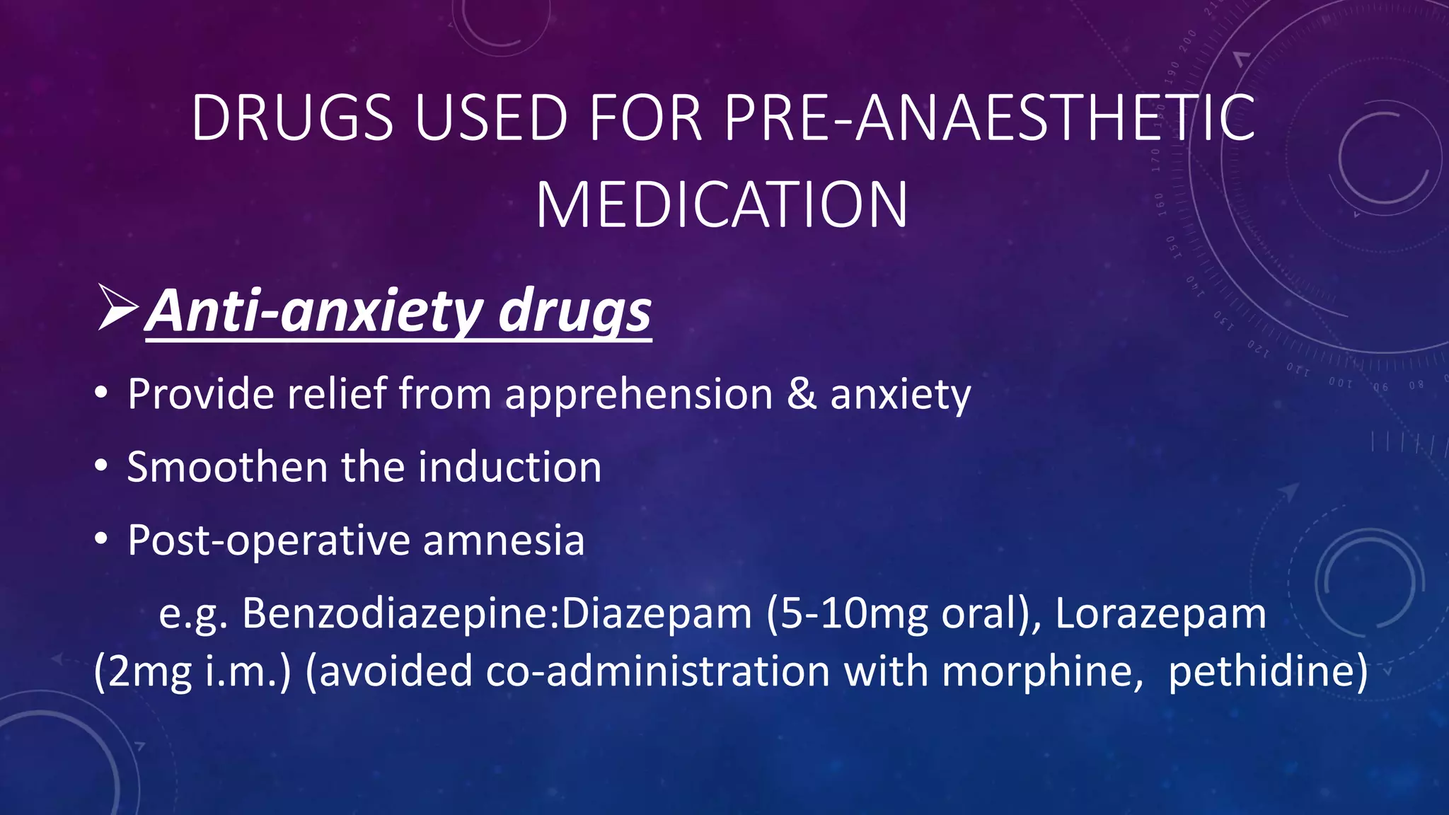 PRE-ANAESTHETIC drugs .pptx