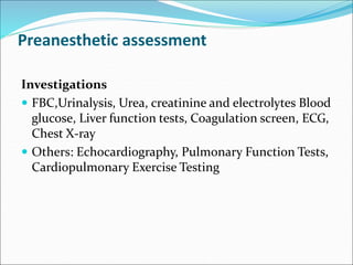Pre-anaesthetic evaluation.ppt
