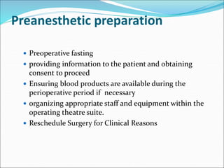 Pre-anaesthetic evaluation.ppt | Surgery | Medical Health