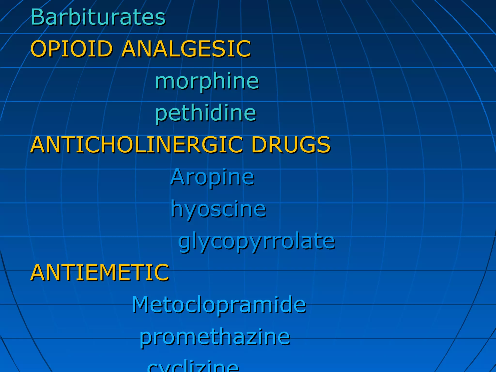 Pre anaesthetic medication | PPT