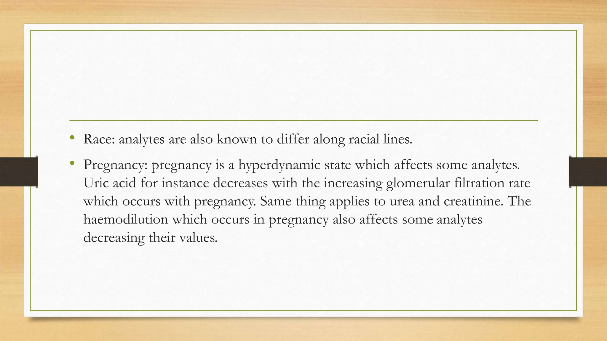 Pre Analytical Variables 1 Chempath Pptx