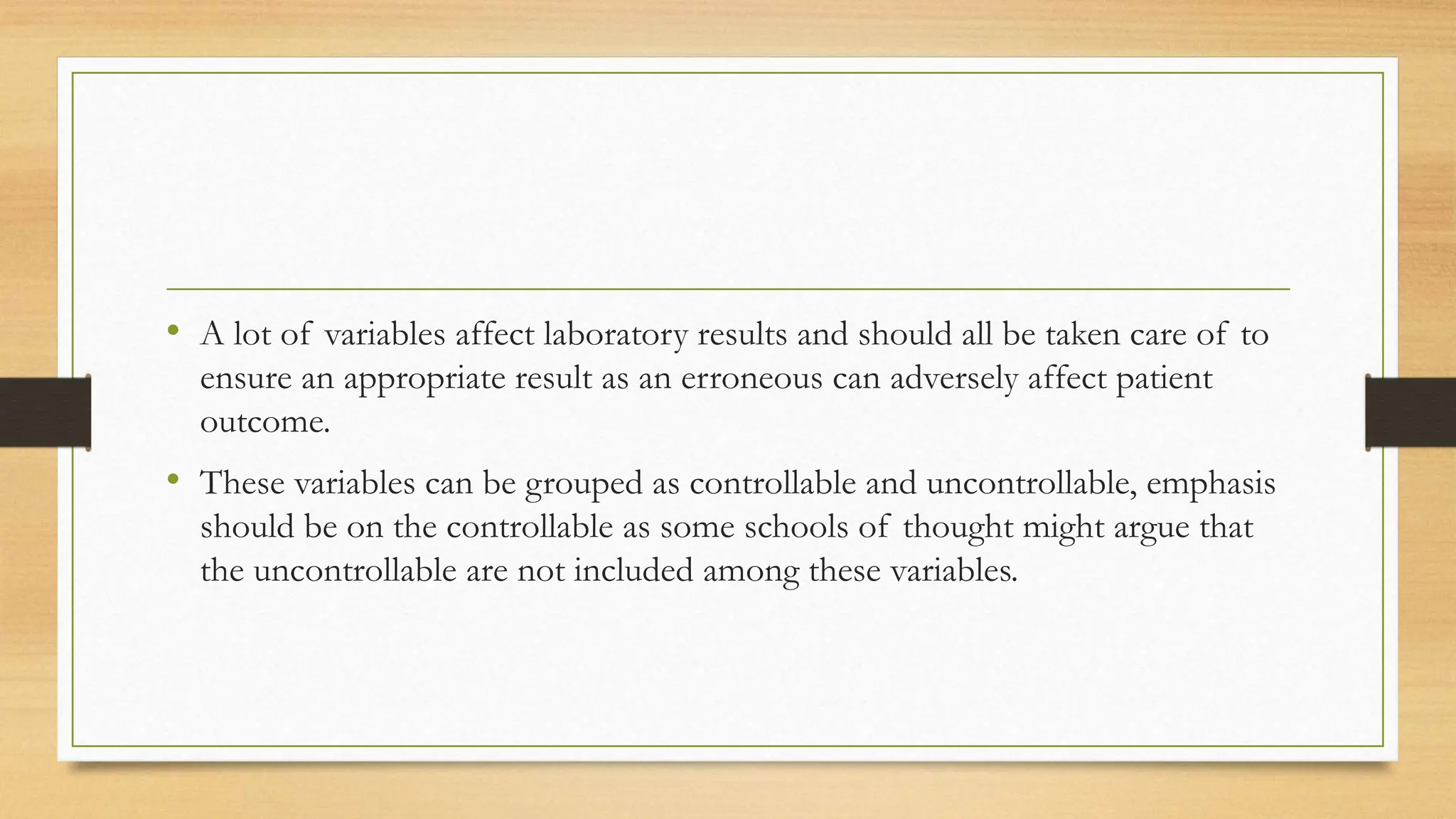 PRE-ANALYTICAL VARIABLES 1 chempath.pptx